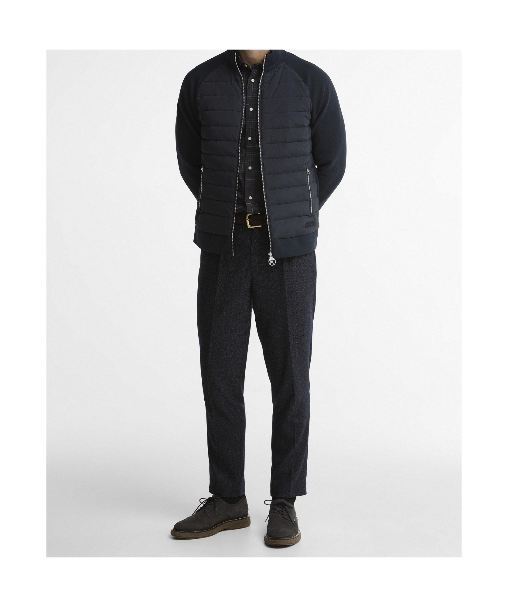 BARBOUR Barbour Essential Carn Quilted Zip-Up Jumper